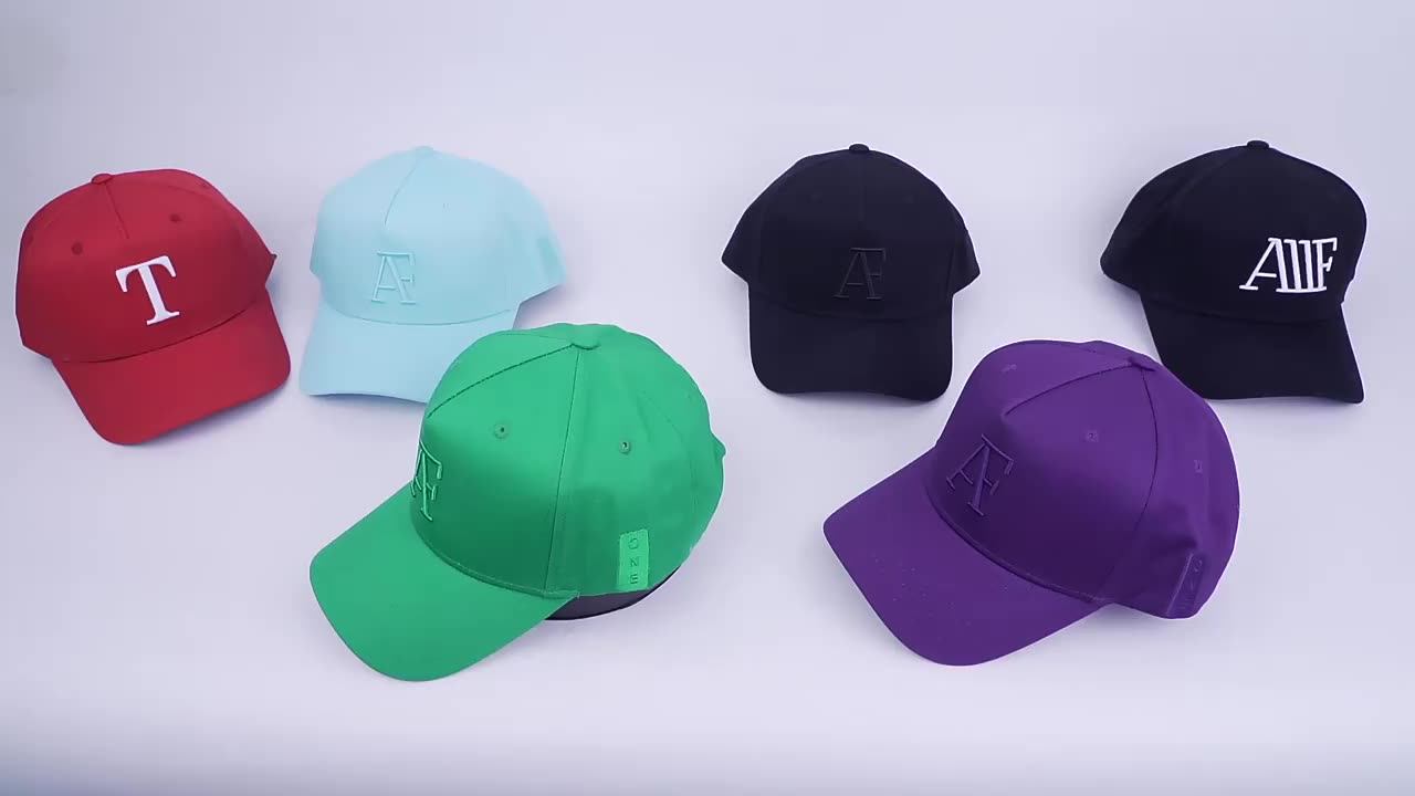 Qianzun Design 100 Cotton Satin Lined Baseball Hats Custom Embroidered ...