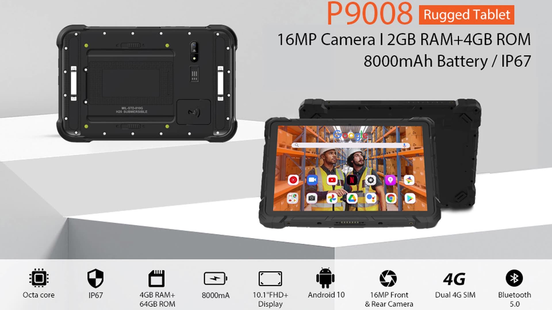 Ip67 Atex Tablet 8inch Android 12 Rugged Ex Tablet 4g 2d Pda 128gb ...