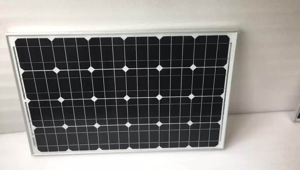 High Quality 50w 60w 80w 100w Rooftop Solar Panel System Display Stand ...