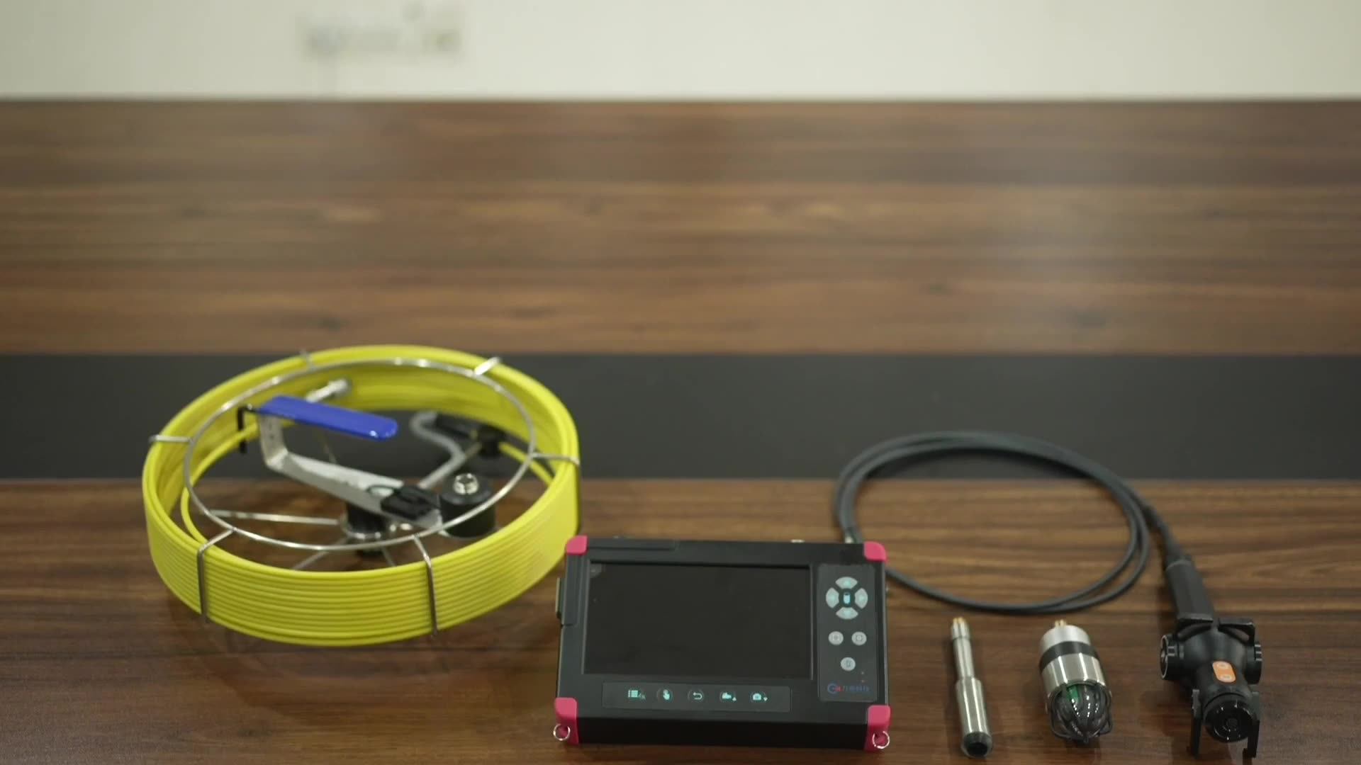 Industrial Plumbing Drain Pipe Inspect Borescope Push Rod Camera