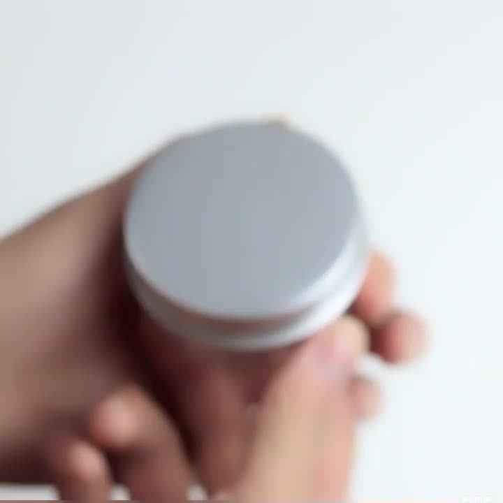 150 Ml 5oz Custom Round Hair Pomade Containers Empty Cream Aluminium ...