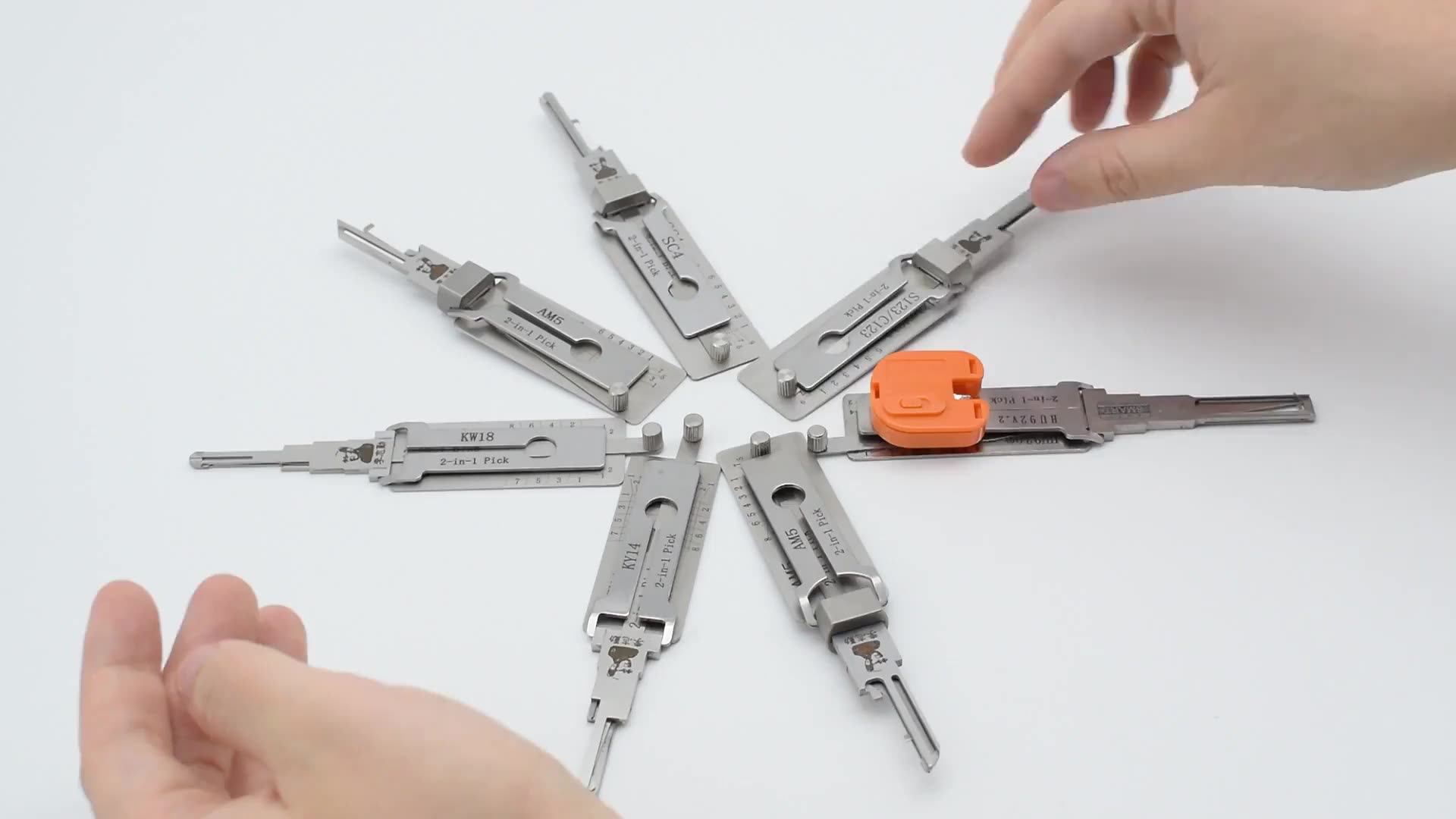 Best Price Auto 2 In 1 Decoder And Lock Pick Tool 10pcs For One Pack ...