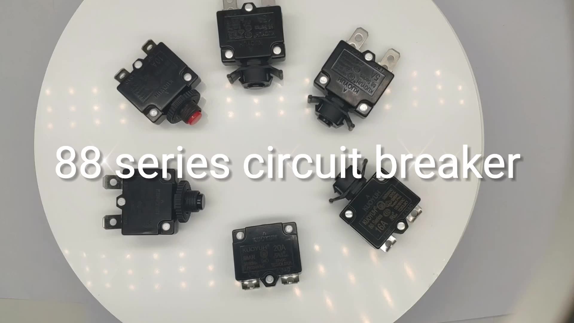 Kuoyuh 88 Series Mini Miniature Overload Protector 4a 5a 8a 10a 12a 15a ...