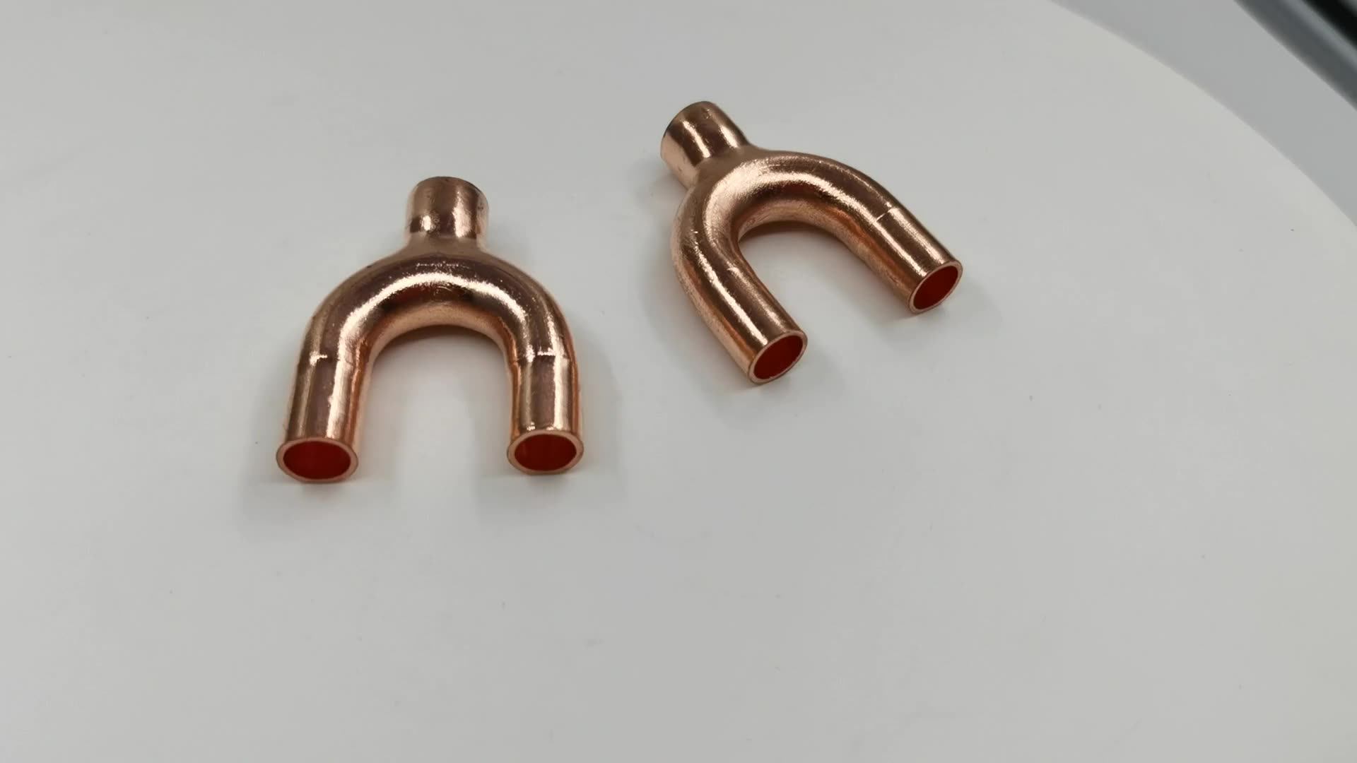 Y Type Tee Pipe Fitting 3 Way Pipe Fitting Copper 180 Return Elbow Bend ...