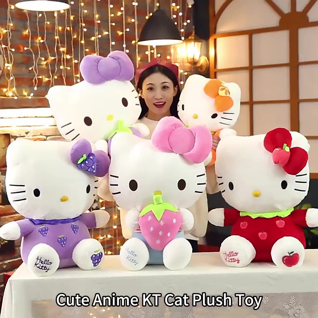 Cartoon Kt Cat Doll Hot Selling Amz Plush Toy Wholesale Mangosteen ...