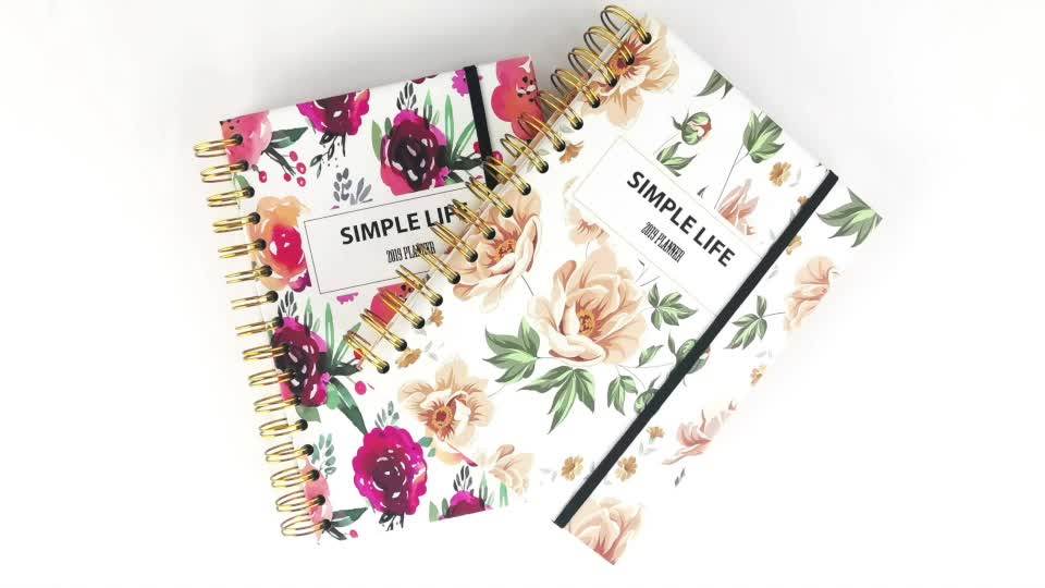 Custom Weekly Monthly Planner Journal Calendar Year Elastic Closure ...