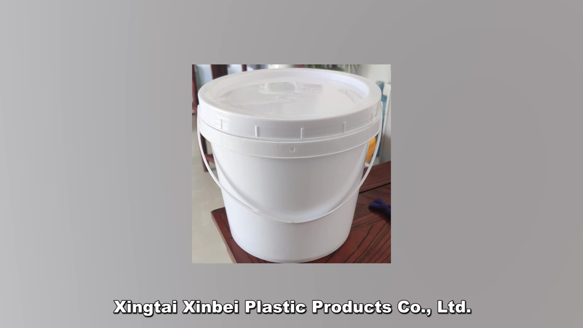 1l 2l 3l 4l 5l Food Grade Clear Ice Cream Honey Plastic Buckets Whit ...