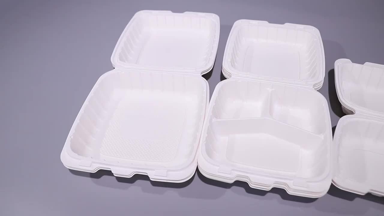 Fried Chicken Take Out To Go Hinged Lunch Box Sandwich Biodegradable ...
