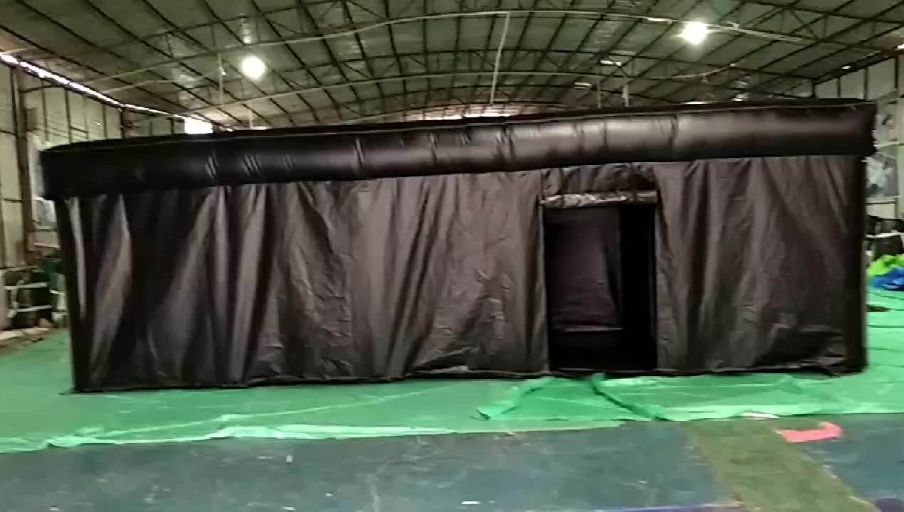 Black Inflatable Laser Maze / Halloween Inflatable Haunted House ...