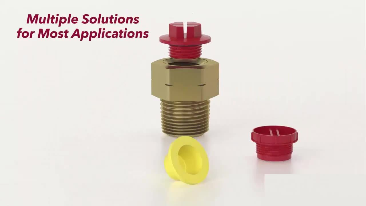 Flared Jic Pipe Fittings Jic Threaded Plug Hydraulic Plastic Cap Plug ...