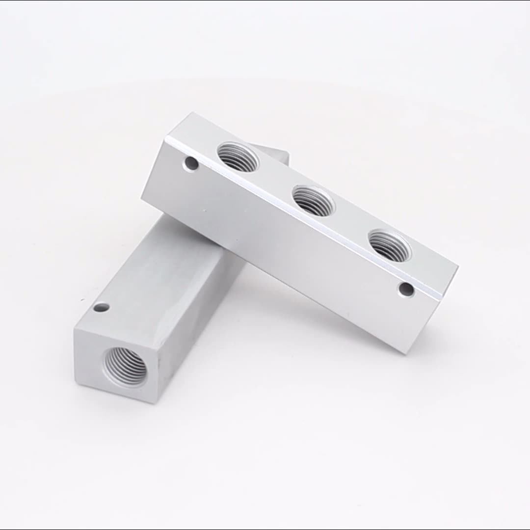 Gas Carbon Dioxide Fluid Distributor Anodized Hydraulic Pneumatic ...