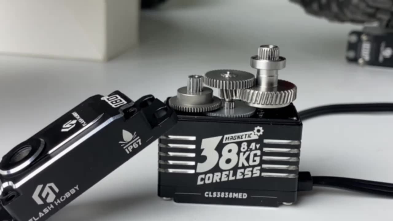 Flashhobby 37kg Torque Bls4037rp Waterproof Potentiometer Helical Gear ...