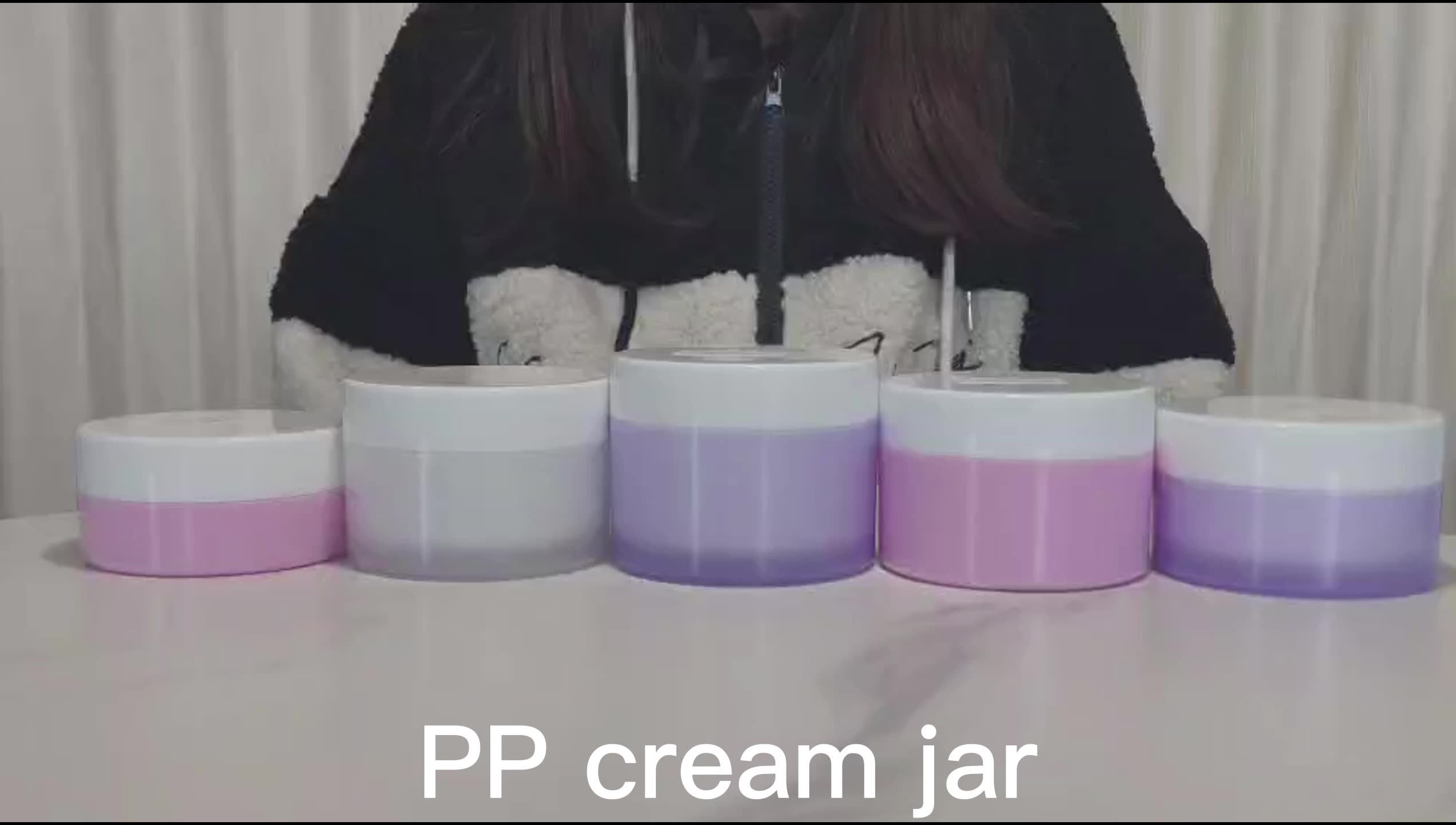 Thick Wall Pp Plastic 150g 200g 250g 300g Facial Body Scrub Cream Jar ...