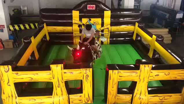 Attractive Mechanical Bull Rodeo Inflatable Riding Machine For Sale ...