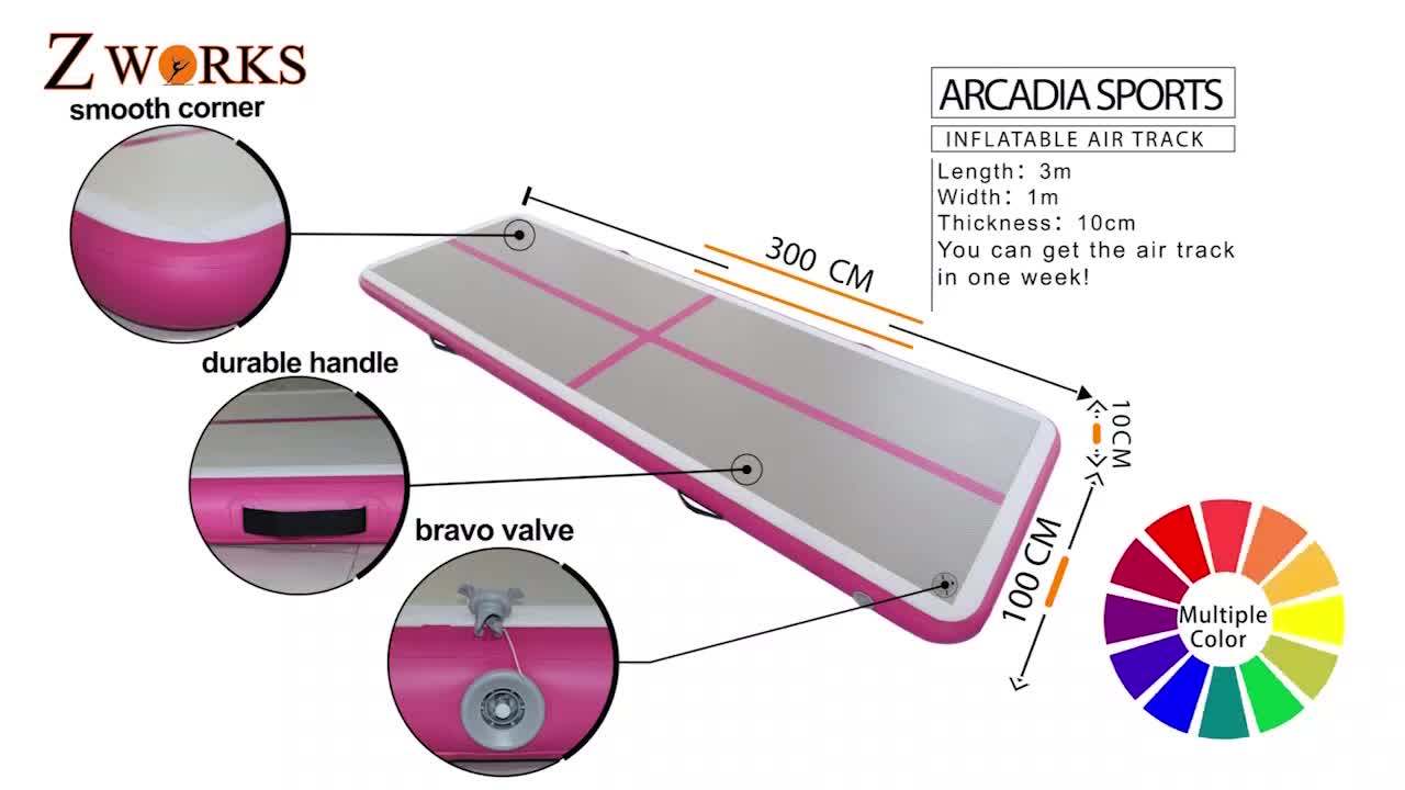 6m Factory Gymnastics Mat Inflatable Air Track For Sale,Inflatable Air ...