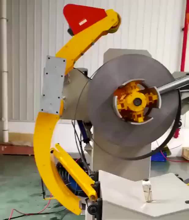 Heavy Duty Steel Uncoiling Aluminum Sheet Metal Uncoiler For Wire ...