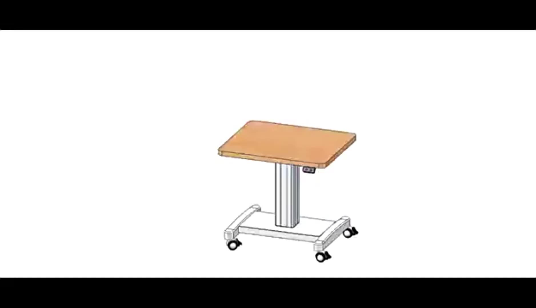 Custom Mobile Lifting Column Height Adjustable Standing Smart Office ...