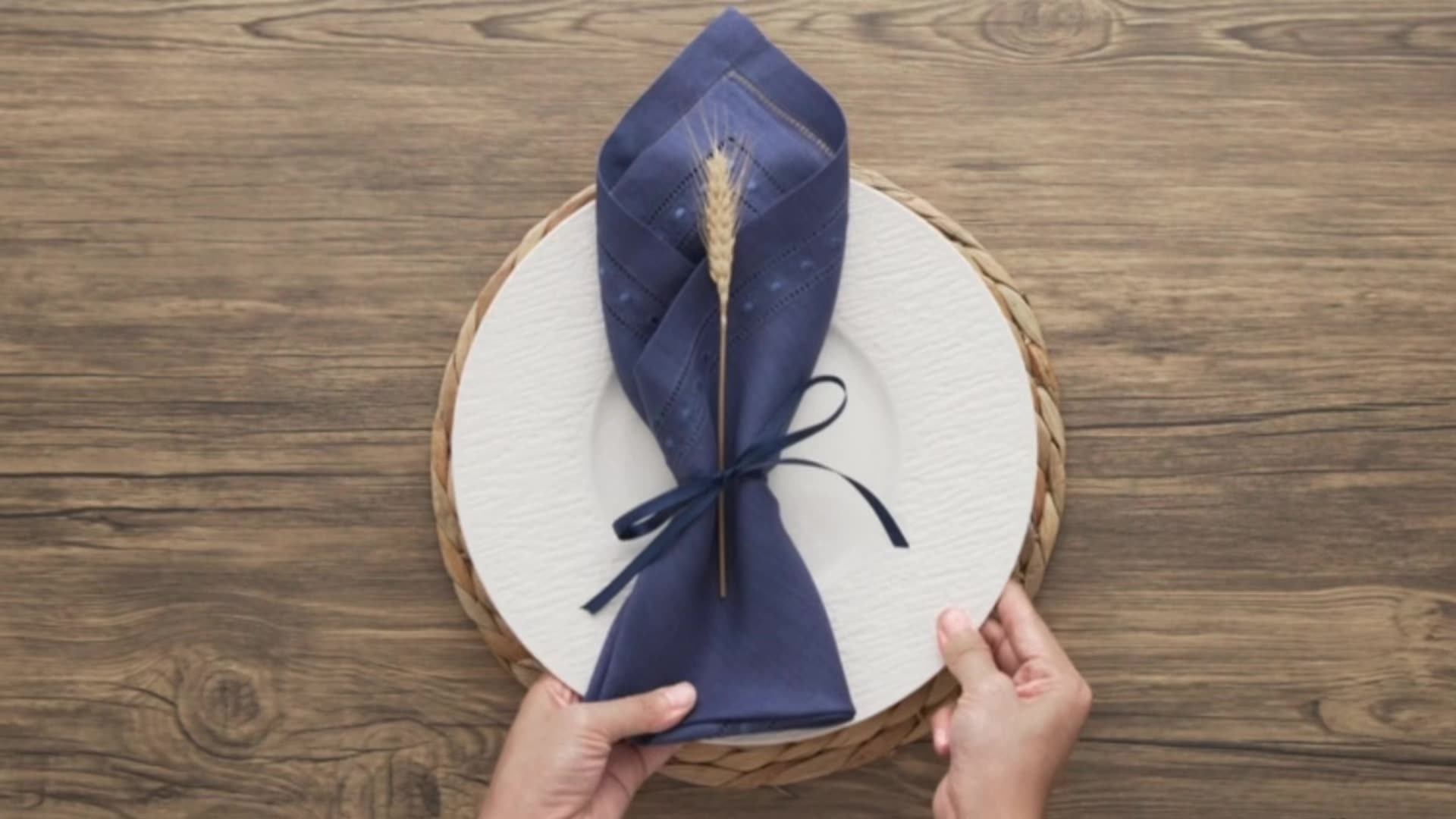 Serviettes De Table Pour Mariage En Tissu Dinner Fabric Wedding Table ...