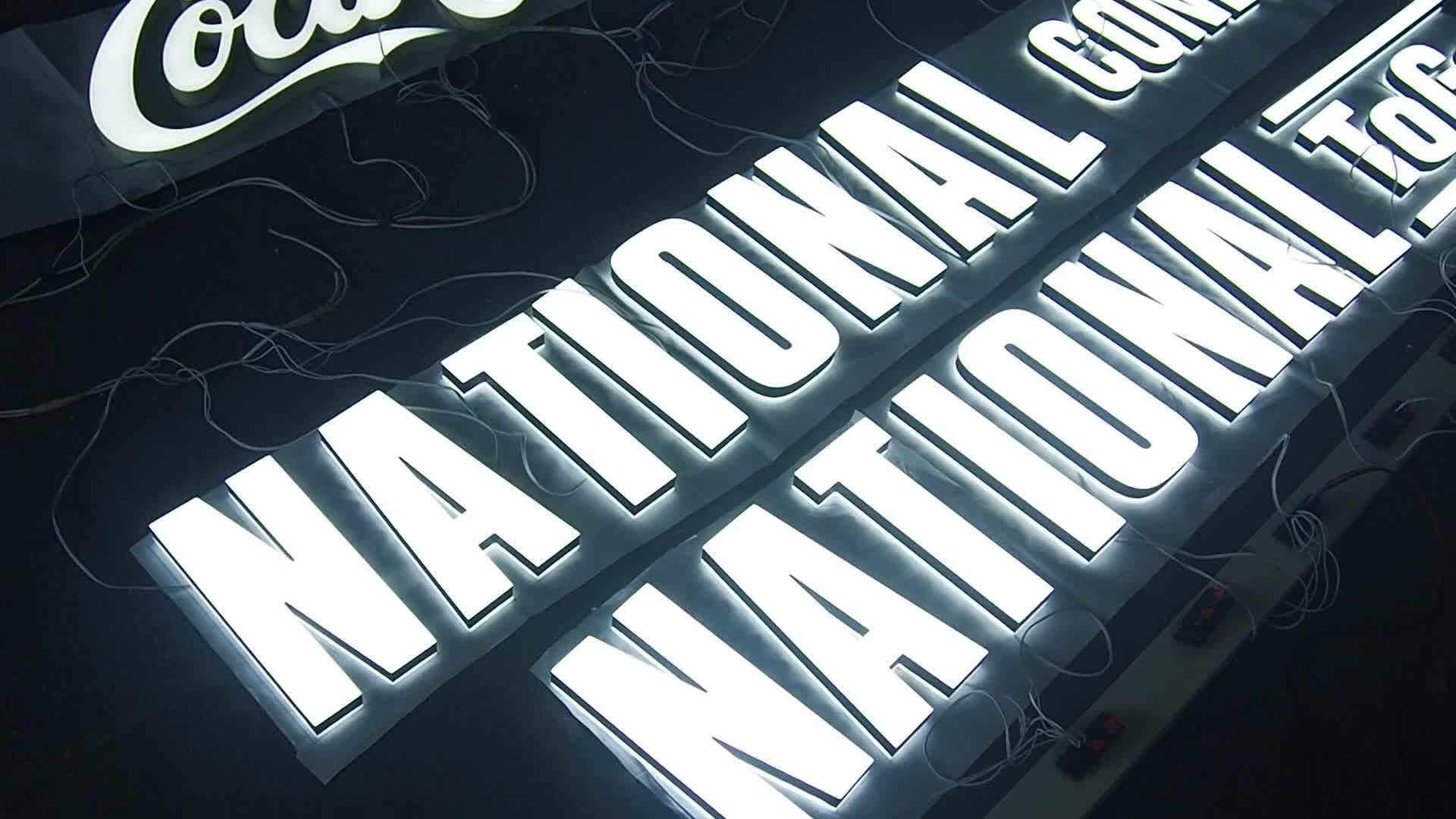 New Fashion Indoor Lighted Led Sign Mini Acrylic Letter 3d Sign Letters ...