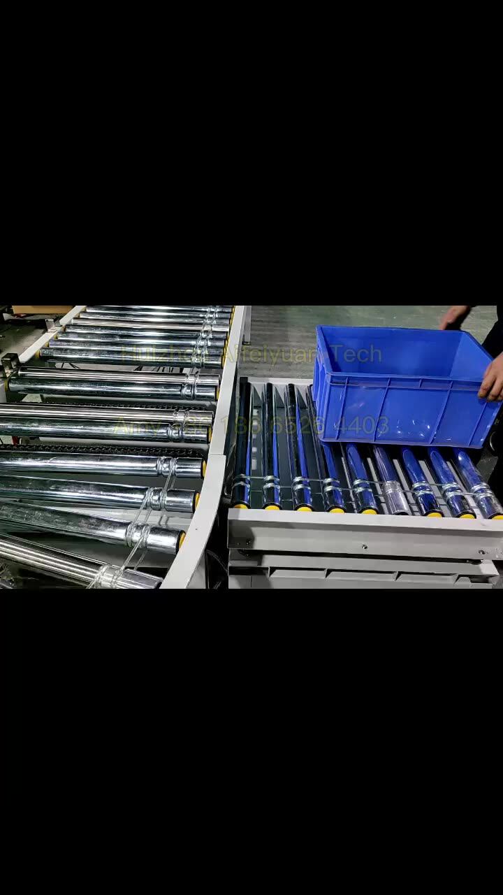 Industrial 90 Degree Pop Up Belt Chain Roller Transfer Turning Conveyor ...