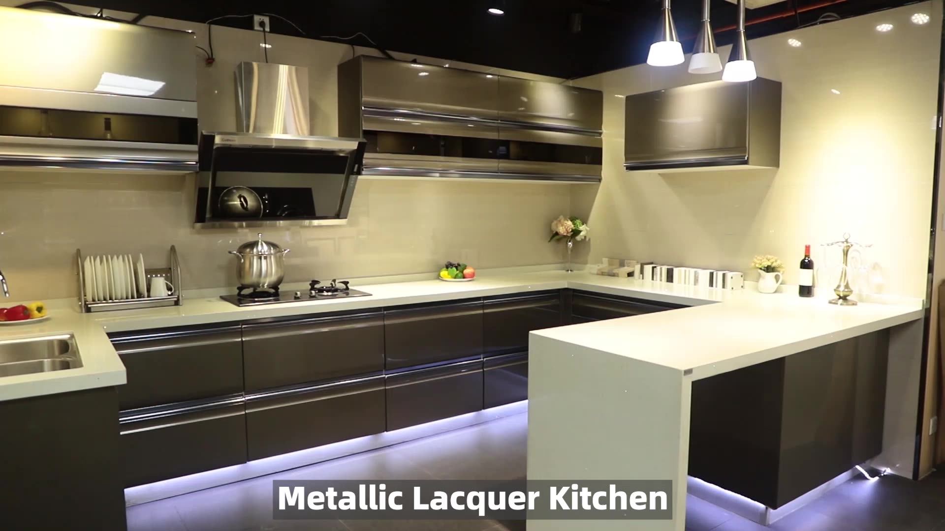 Prodeco Laminate Commercial Farm Kitchen Cabinet Set Mdf For Project - Buy Kitchen Cabinet Set ...