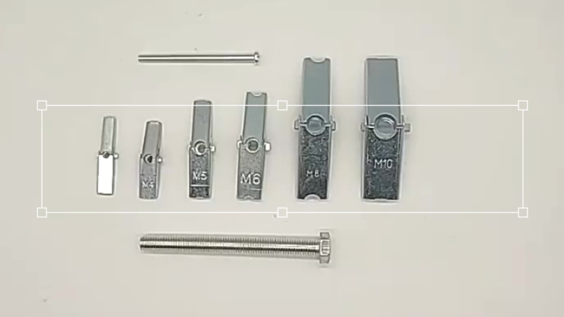 Stainless Steel Carbon Steel Zinc Butterfly Clip Butterfly Toggle Wing ...