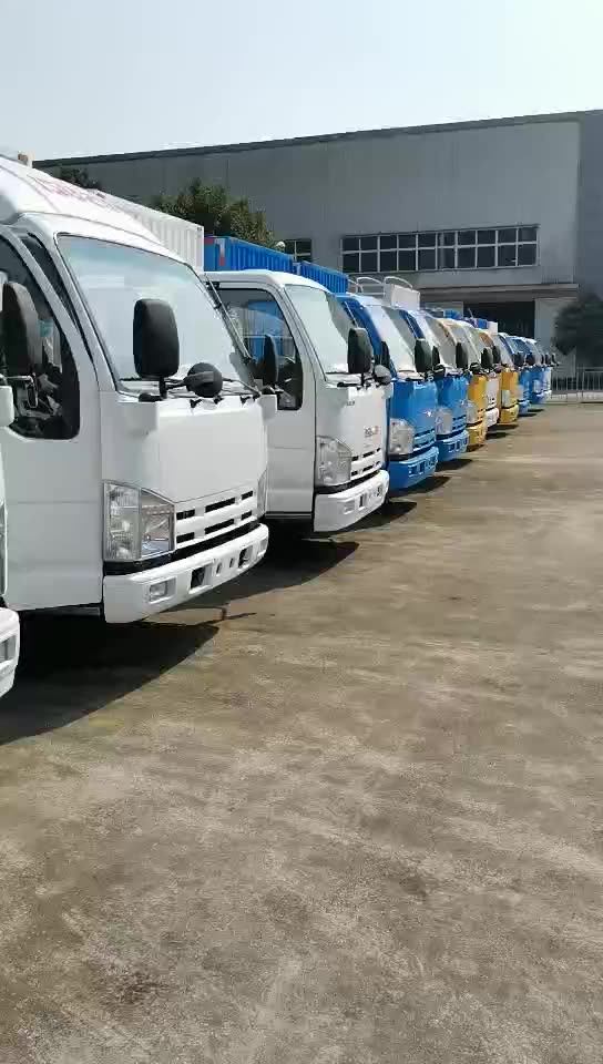 Isuzu 6 Wheelers Van Closed Box Trucks 3 Ton - Buy Light Truck,Isuzu ...