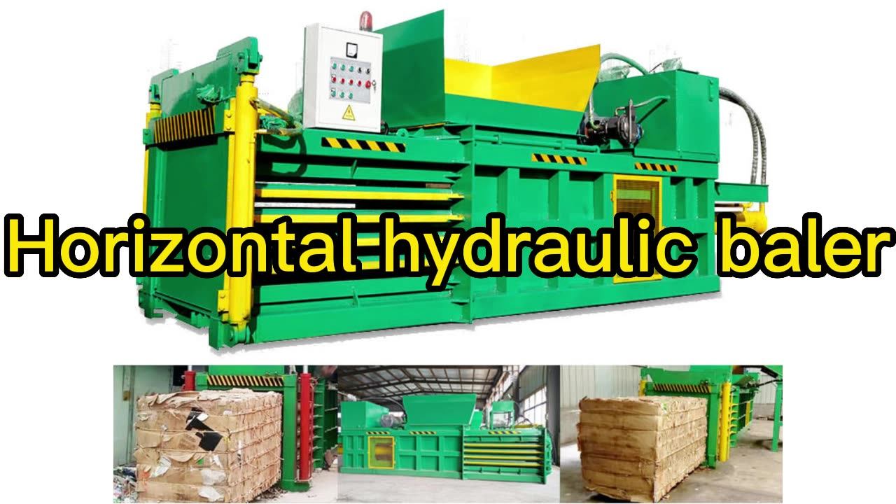 Hydraulic Wood Shaving Clothing Bale Sawdust Waste Paper Baler ...