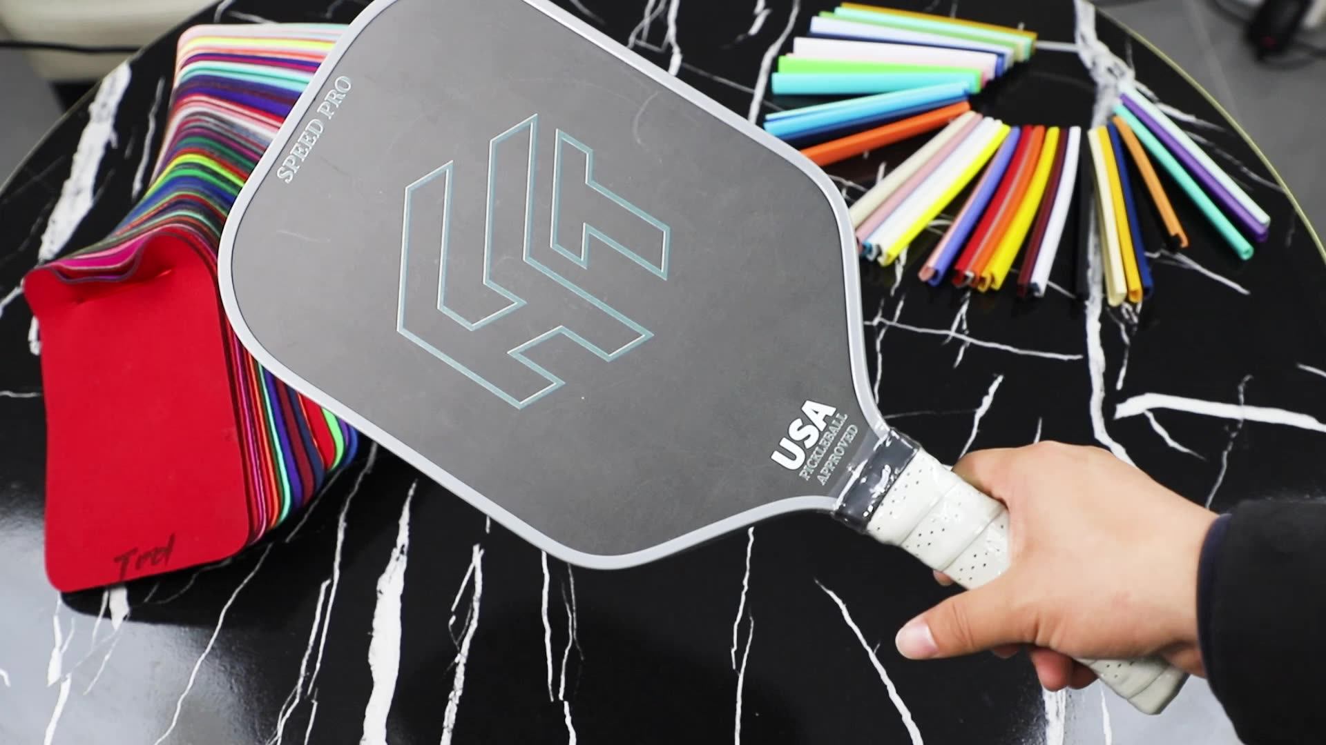 High Quality Lightweight Glass Fiber Pickleball Paddle 16mm High Heat ...