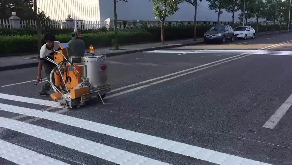 Thermoplastic Rib Profile Convex Road Marking Machine Suit For Highway ...