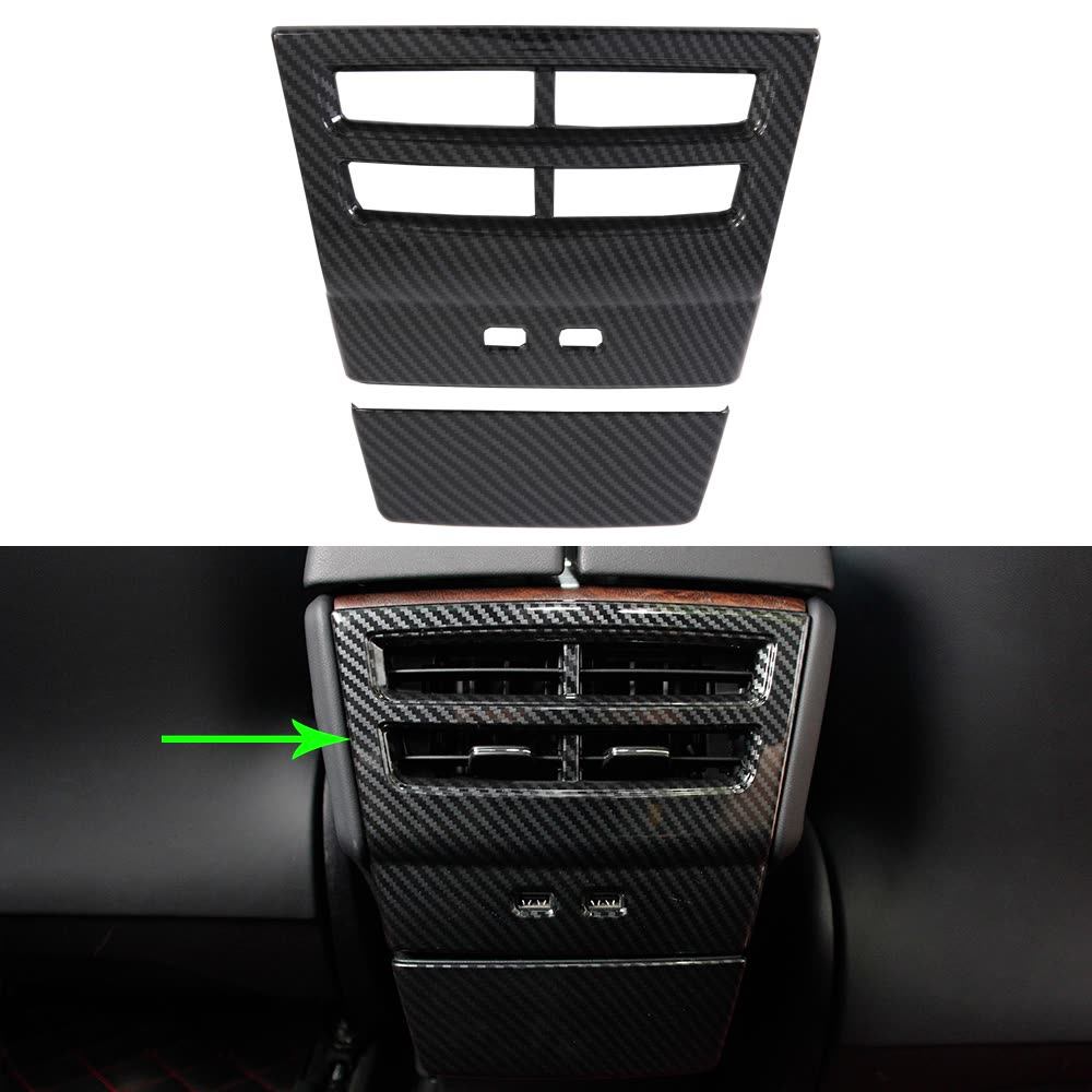 Abs Imitate Carbon Fiber Car Accessories Interior Decorative Rear Air ...