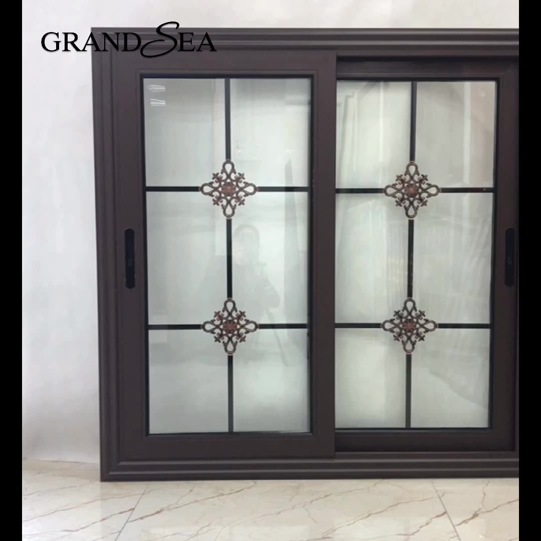 Bronze Anodized Brown Aluminum Windows For Garden - Buy Brown Aluminum ...