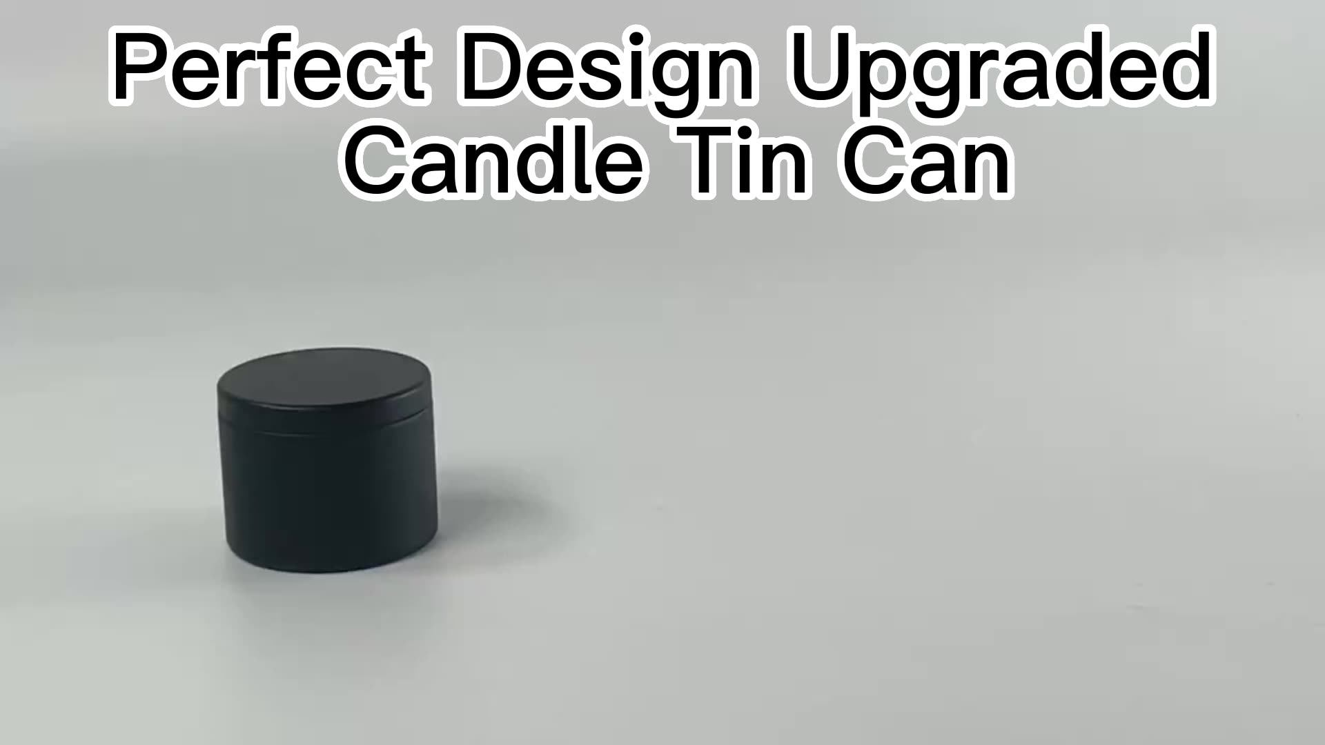 Wholesale Round Metal Tin Candle Containers Empty Tin Can 4oz 8oz 16oz ...