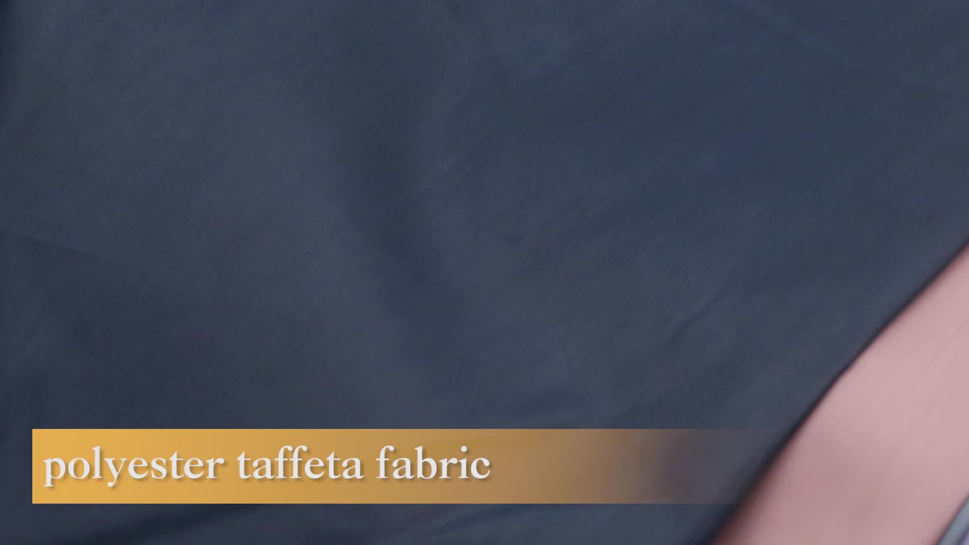 High Quality Recycled 100% Polyester Lining Fabric Soft Downproof Woven ...