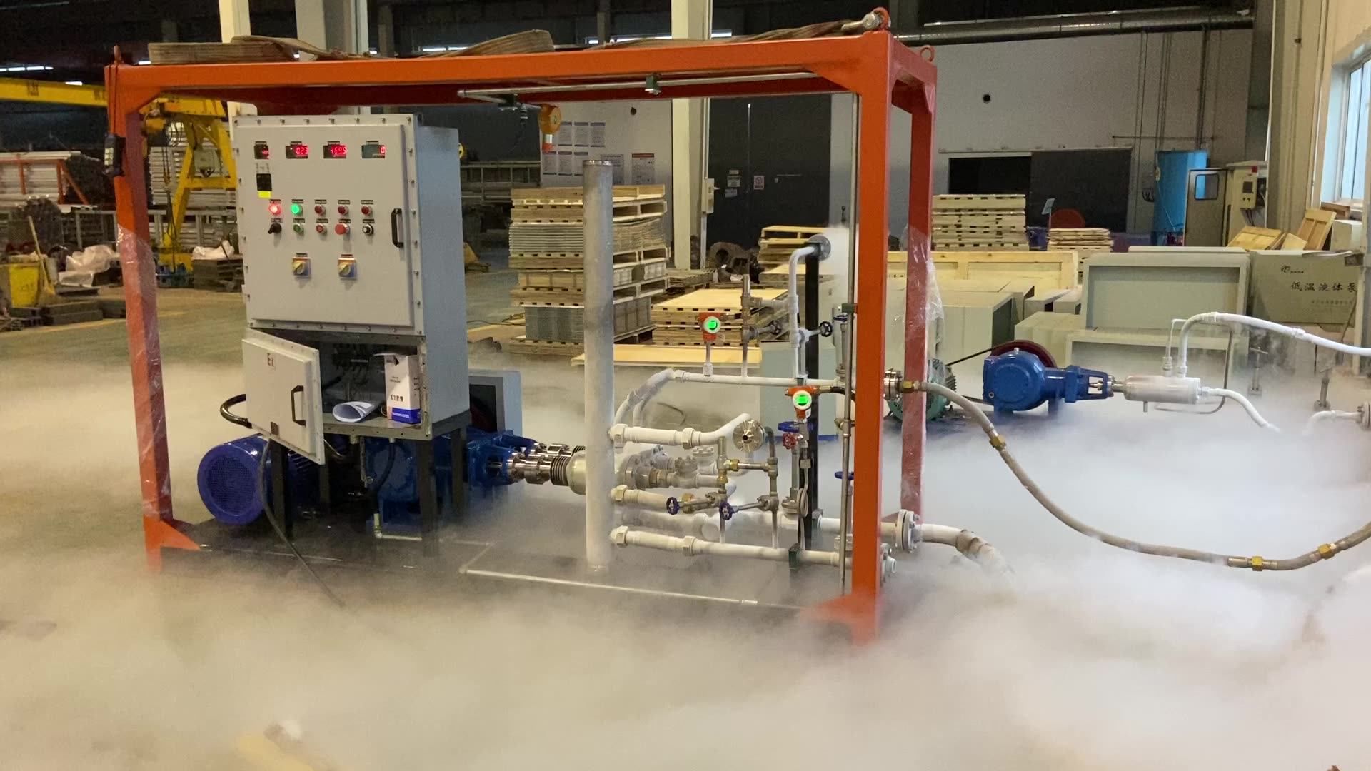 Mobile Lng Lcng Trailer Unloading Transfer Pumps Lng Lcng Refueling ...