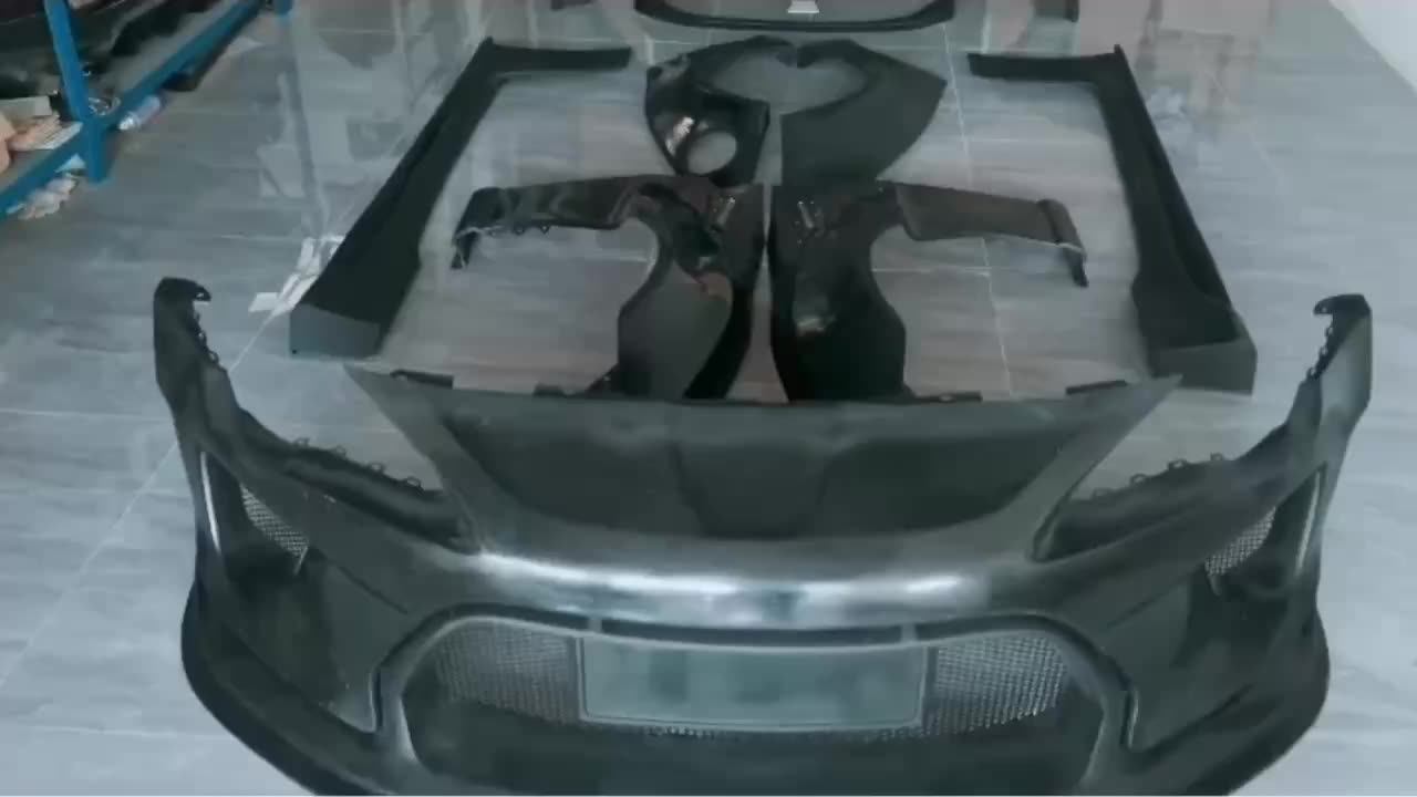 Upgrade Robot Wide Body Kit Front Bumper Rear Bumper Spoolers For ...