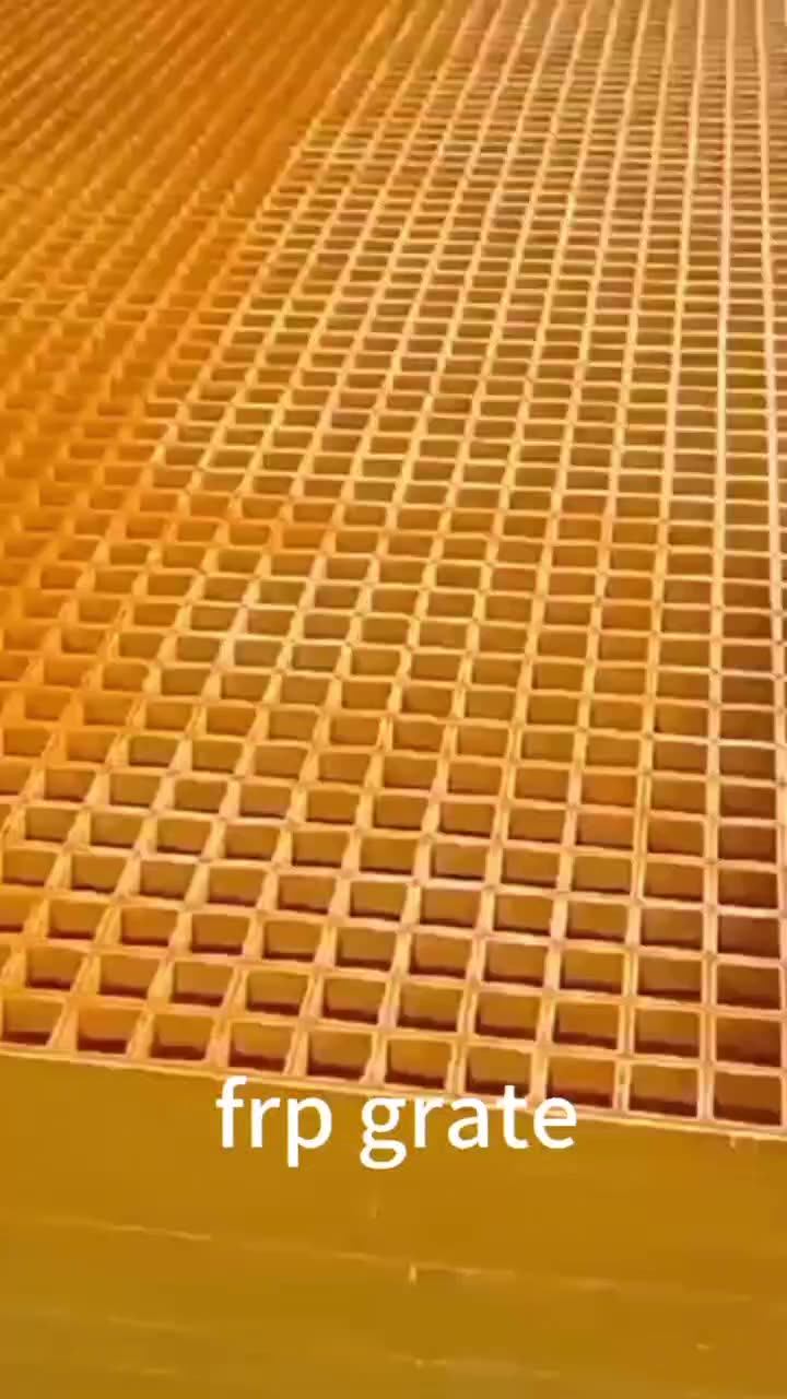 Frp Drainage Grating Floor Panel Fiberglass Plastic Molded Walkway Grating Car Wash Trench Drain ...