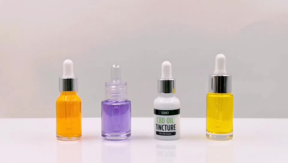 Eco Friendly Custom Color And Design 30 Ml 15ml 50ml Glass Cbd Oil ...