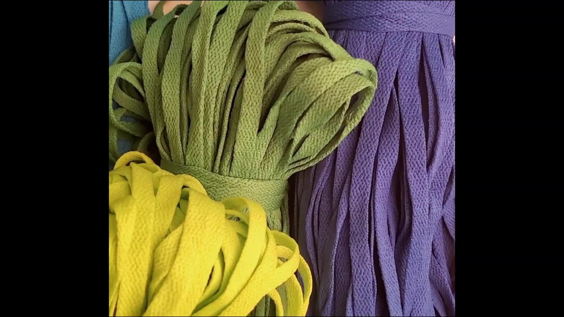 Custom Multi-color Polyester Football Shoe Laces 100 Meter Per Roll ...