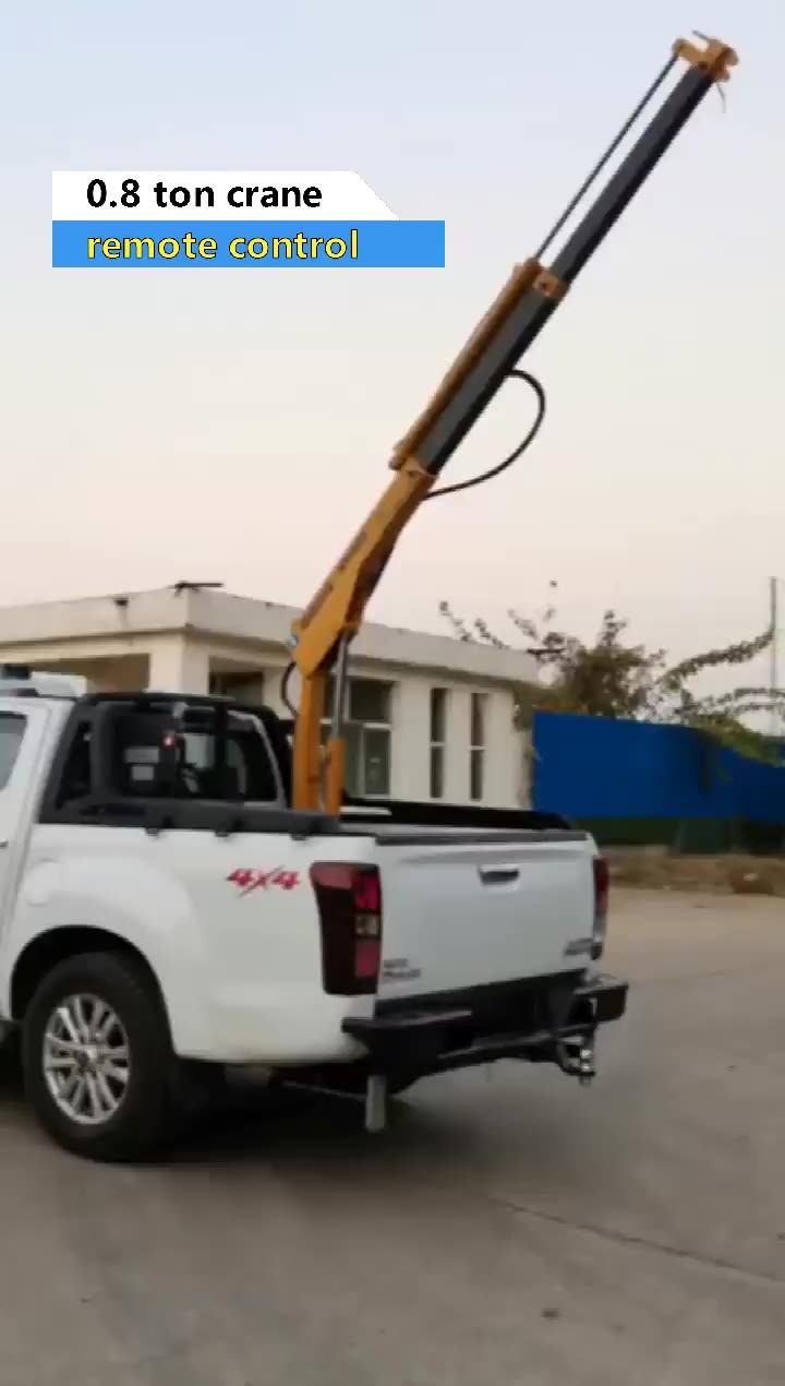 Small Mini Hydraulic Boom Pickup Crane 12v For Pickup Truck - Buy Mini ...