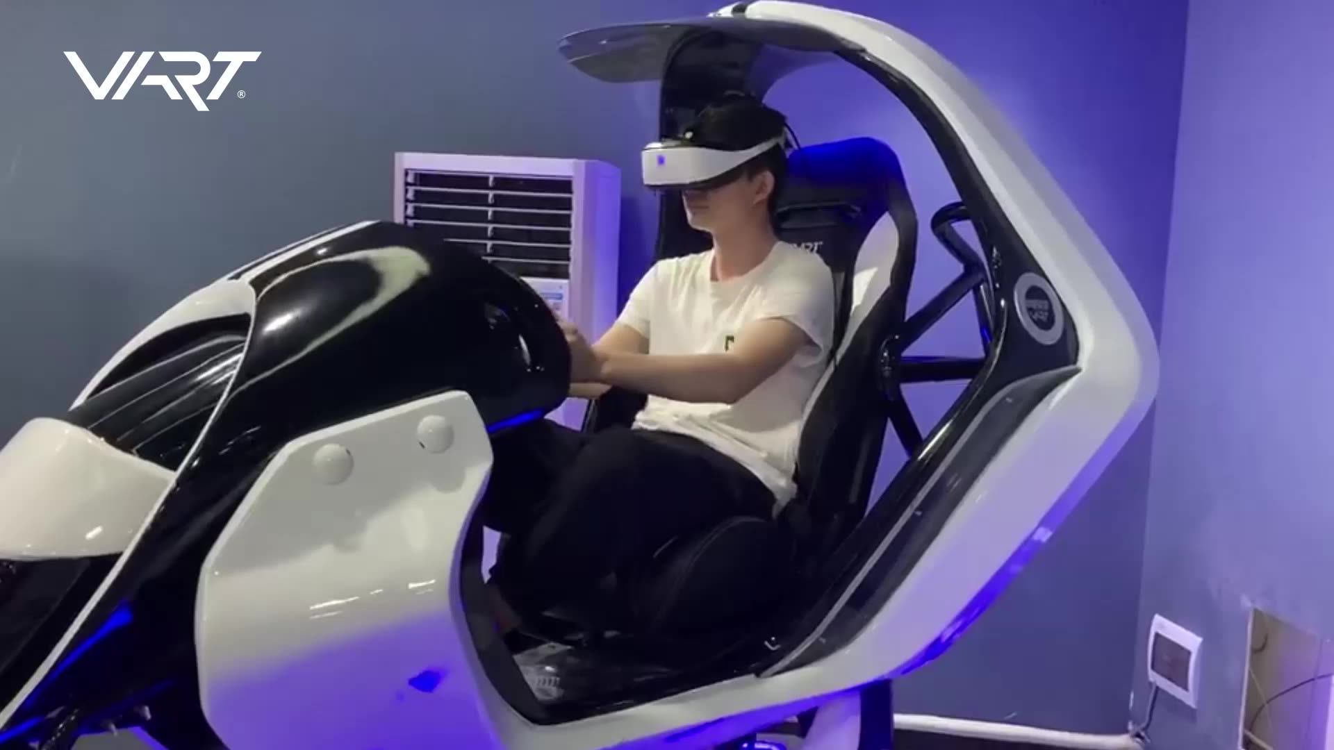 Virtual Reality Car Shaped Machine Motion Seats Racing Simulator ...
