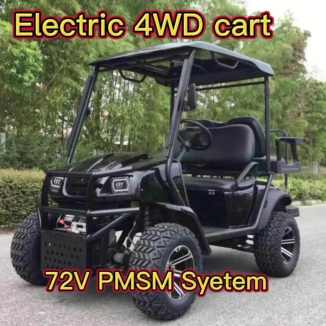 4 Wheel Electric Club Car 4x4 Golf Buggy Support Customization 4wd ...