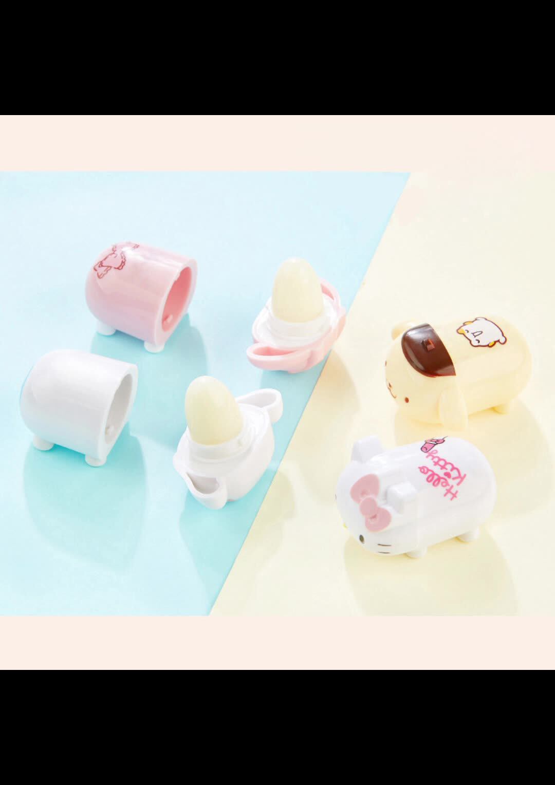 Small Cute Cartoon Shape Chapstick Ball Kid Mini Lip Balm Tubes Lip ...
