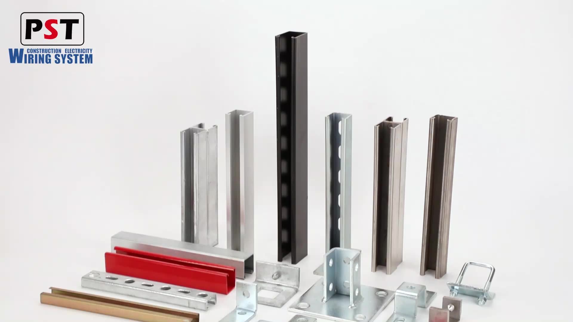 Perforated Gi Steel C Channel 41x41 41x21 Strut Channel - Buy C Channel ...