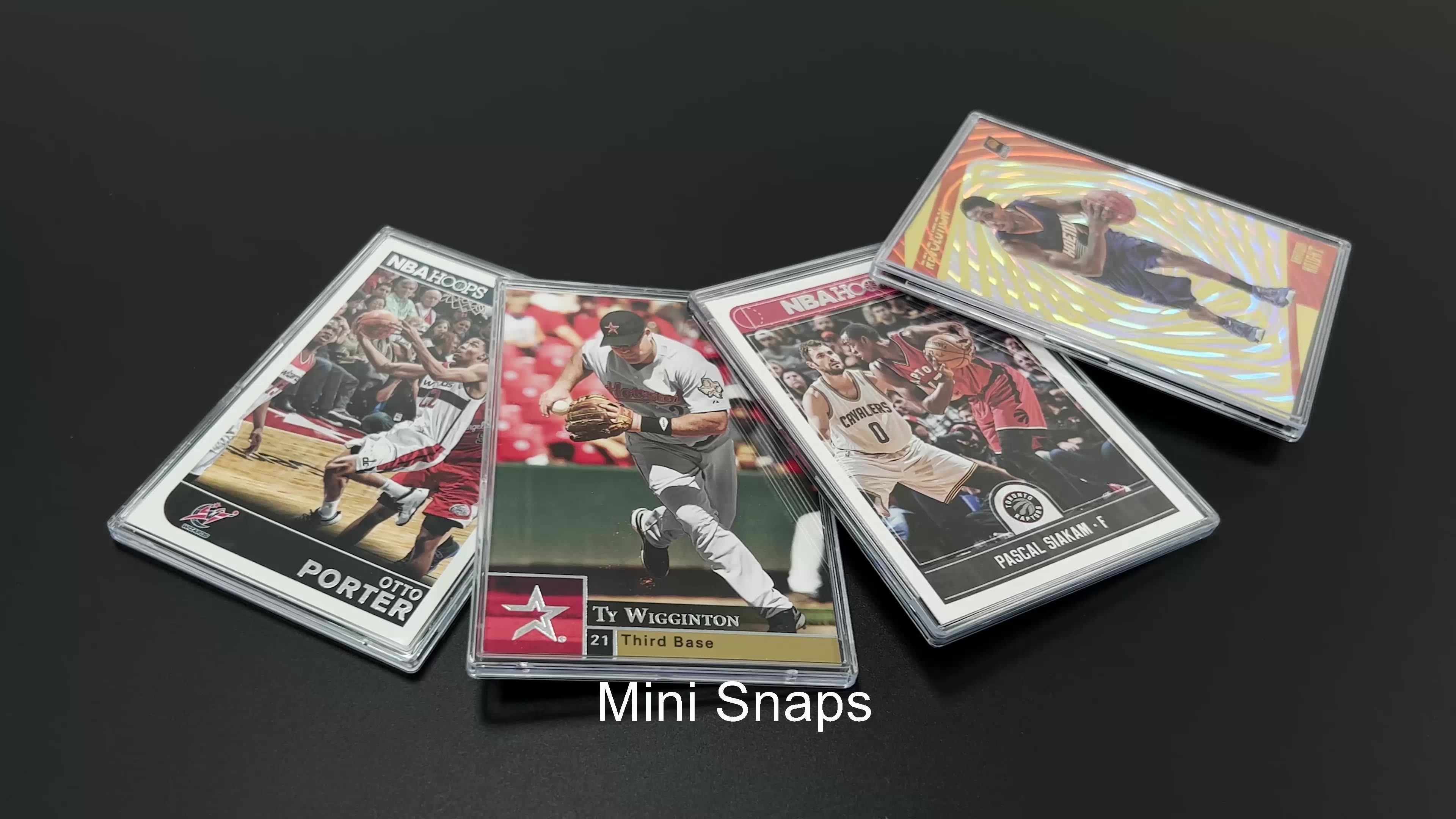 Mini Card Slab Snap Holder Trading Card Box Card Storage - Buy Mini ...