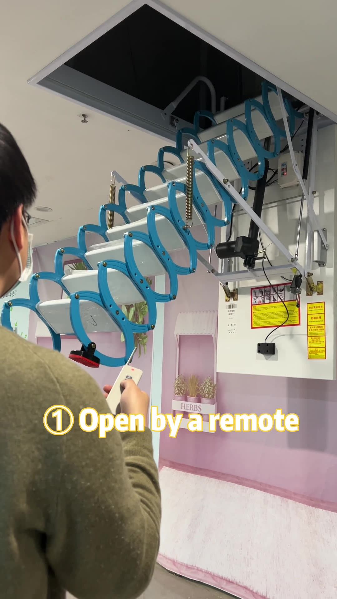 Factory Direct Heavy Duty Motorized Remote Control Automatic Electric ...