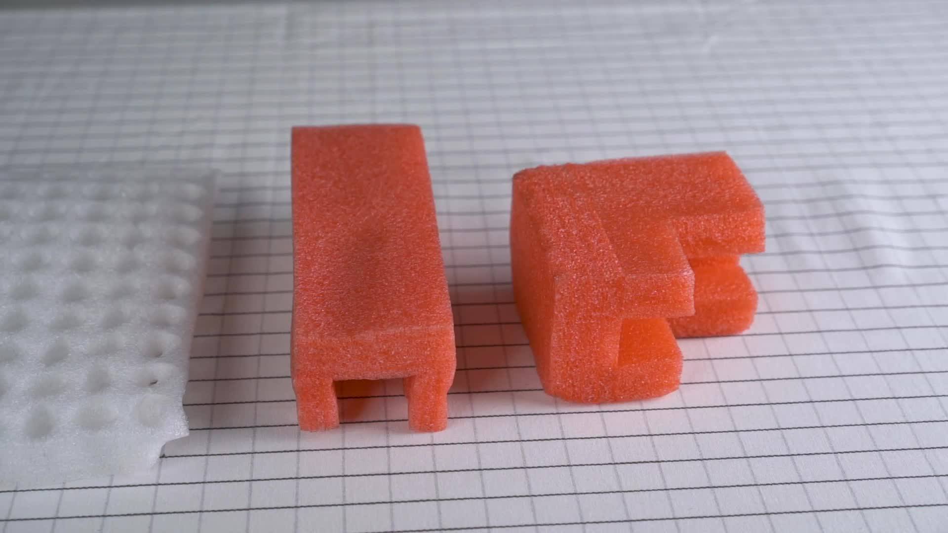 Wholesale High Density Black Eva Velvet Foam Custom Cut Out Foam For ...