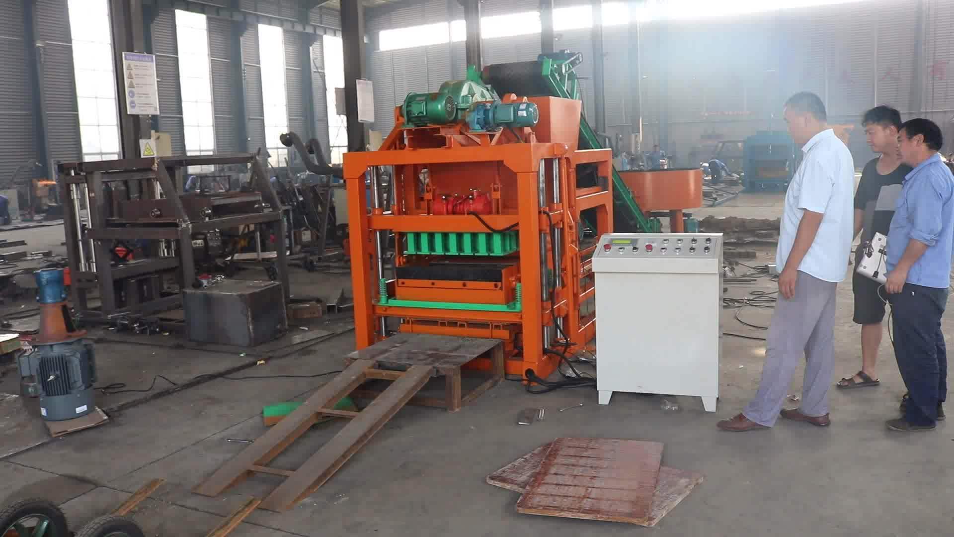 Split Face Concrete Block Splitter Machine Qt4-28 Brick Block Machine ...