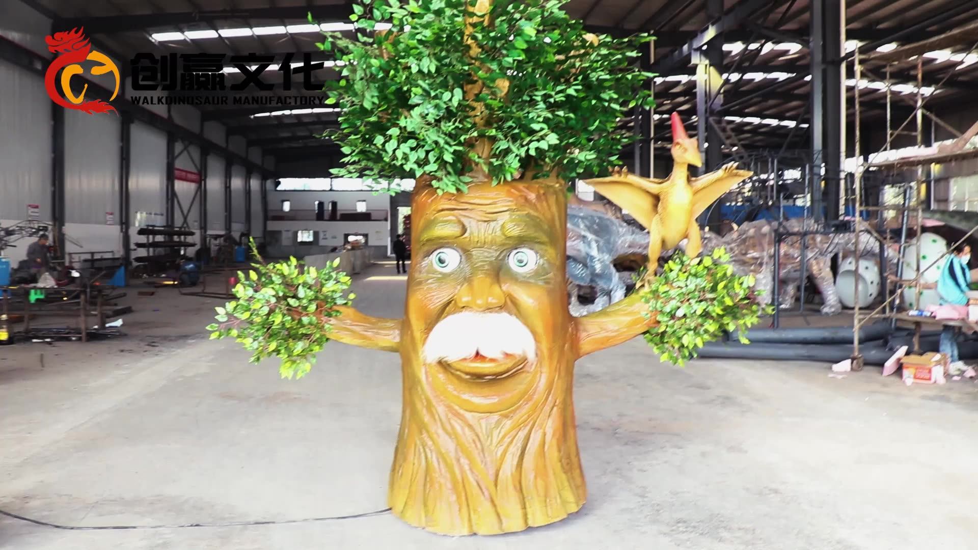 Theme Park Attraction Talking Tree Animatronics For Sale - Buy Talking ...