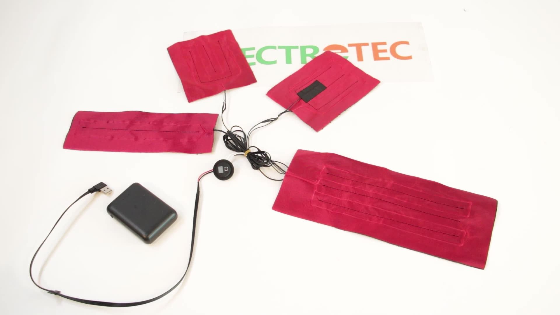 Carbon Fibre Technology Flexible Heat Pad Intelligent Temperature ...